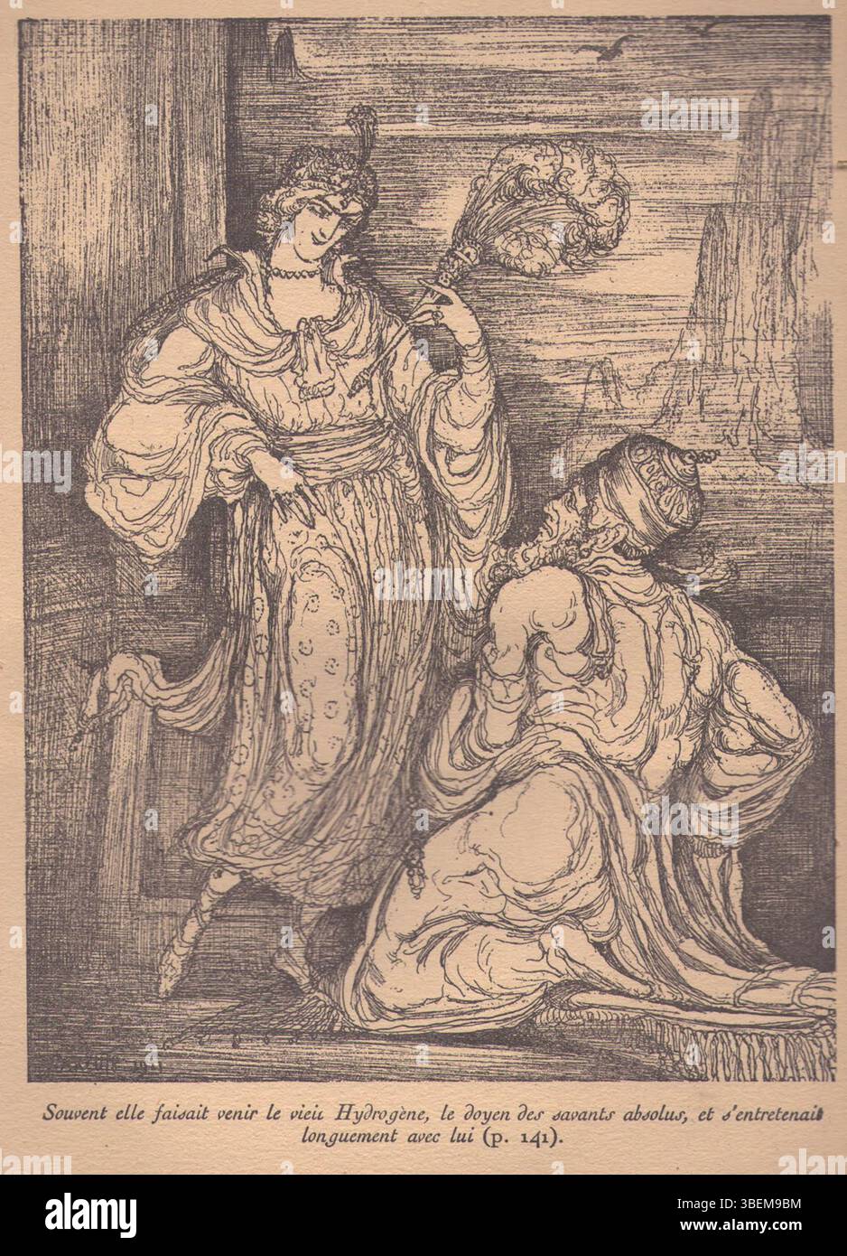 Léonard Sarluis's 1923 illustration for Gaston de Pawlowski’s book ...