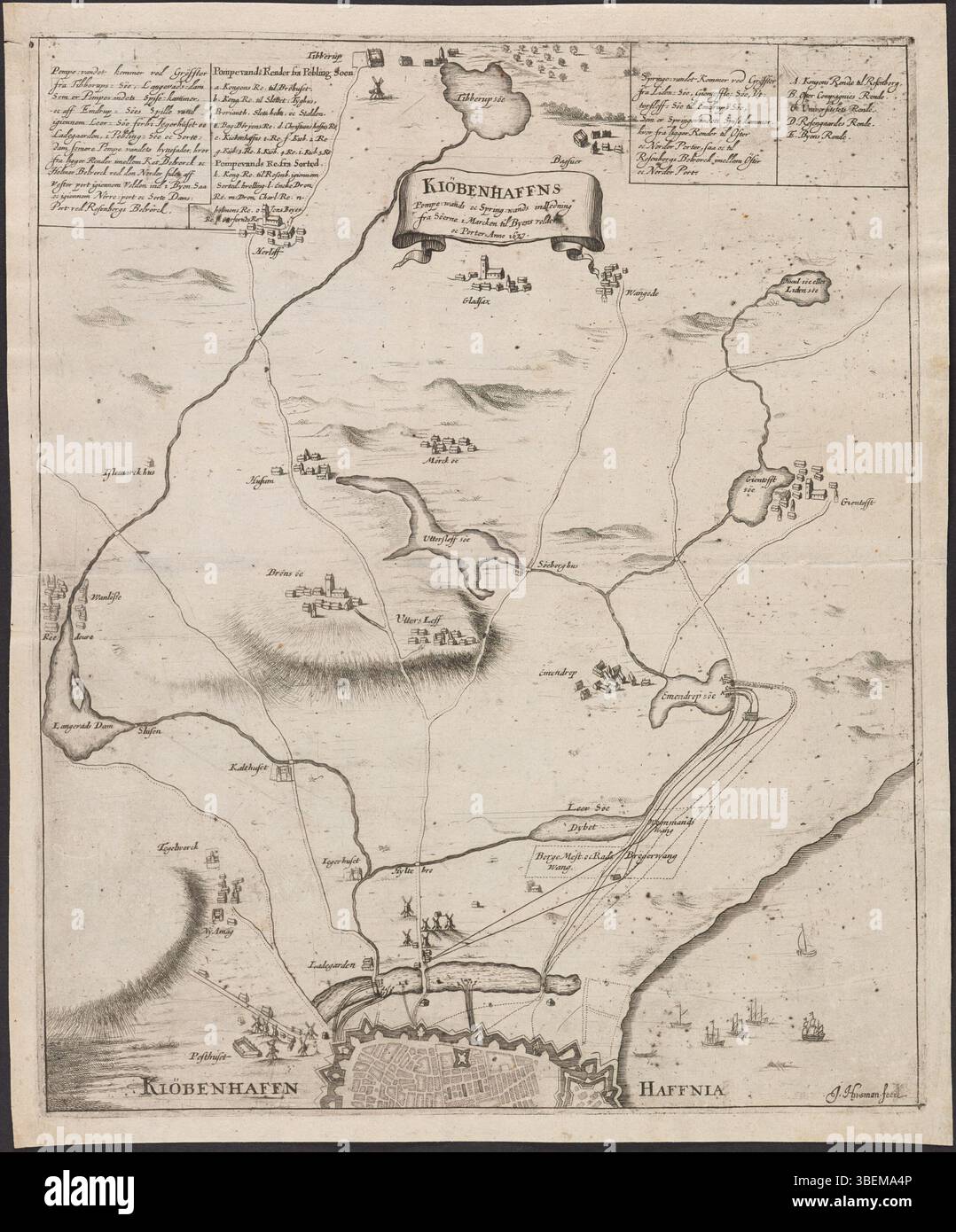 This copper engraving by Peder Hansen Resen and Johan Huusman, created ...