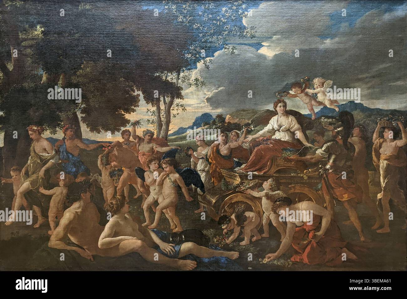 'Le Triomphe de Flore' (The Triumph of Flora), painted by Nicolas ...