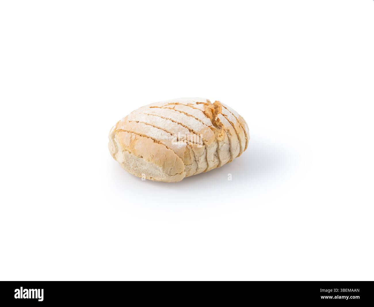 Small loaf of bread isolated on a white background, perfect for ...