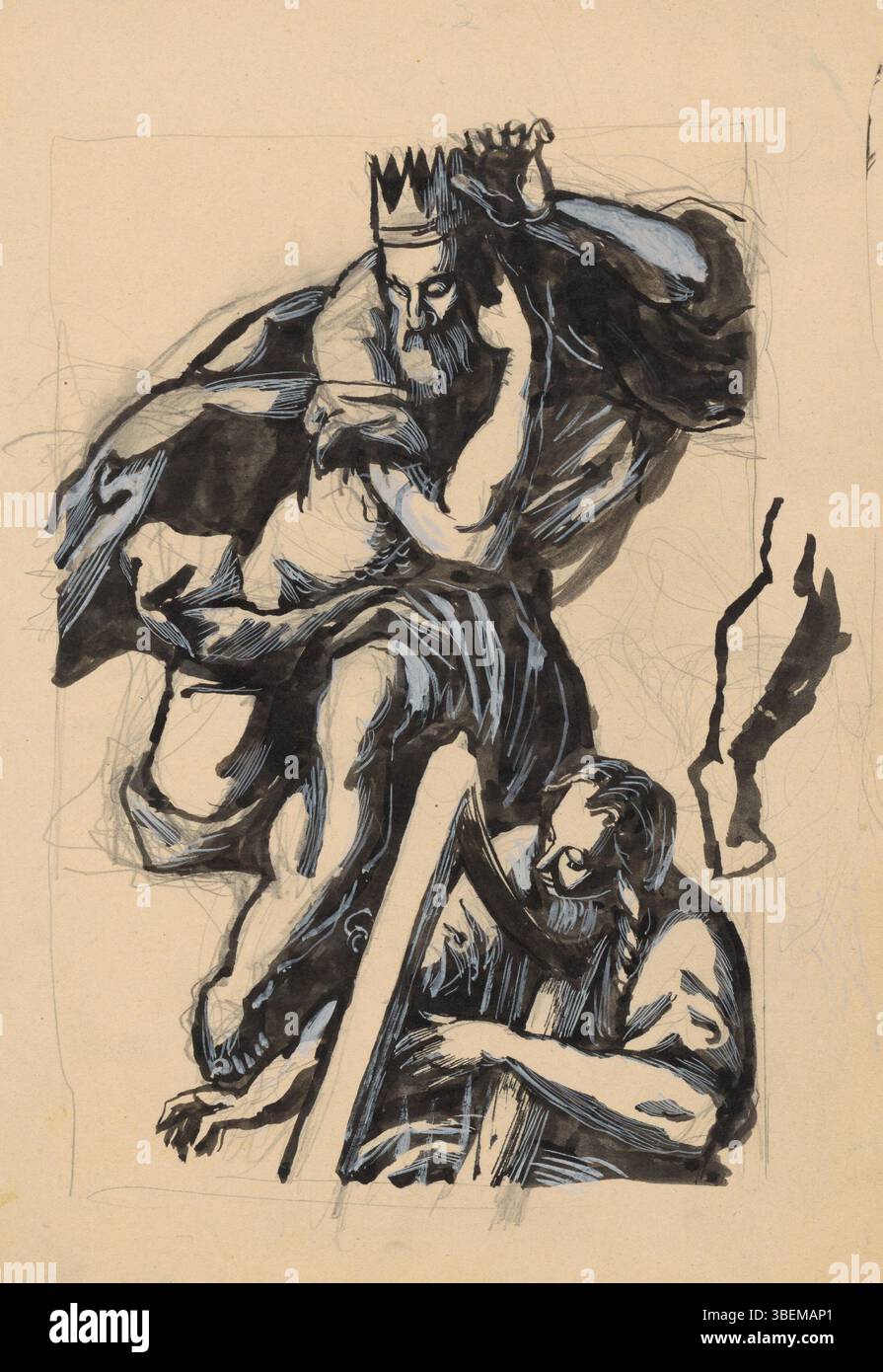 This painting by Ján Novák, completed between 1940 and 1944, depicts a ...