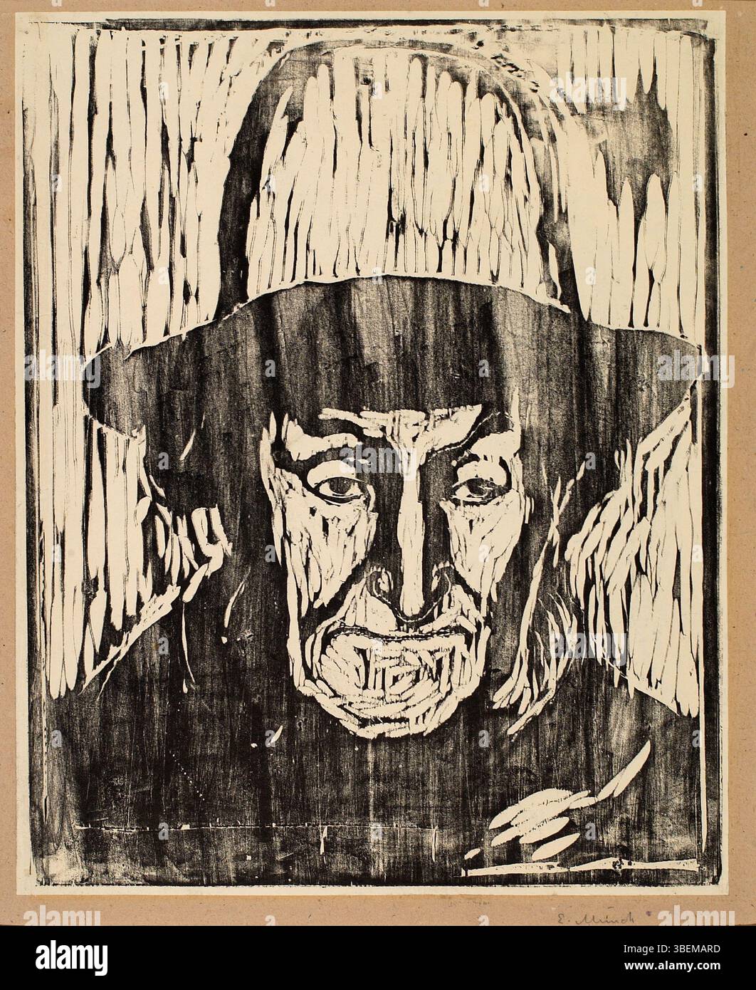 Edvard Munch’s "The Old Fisherman" (1897) captures an elderly man in a ...