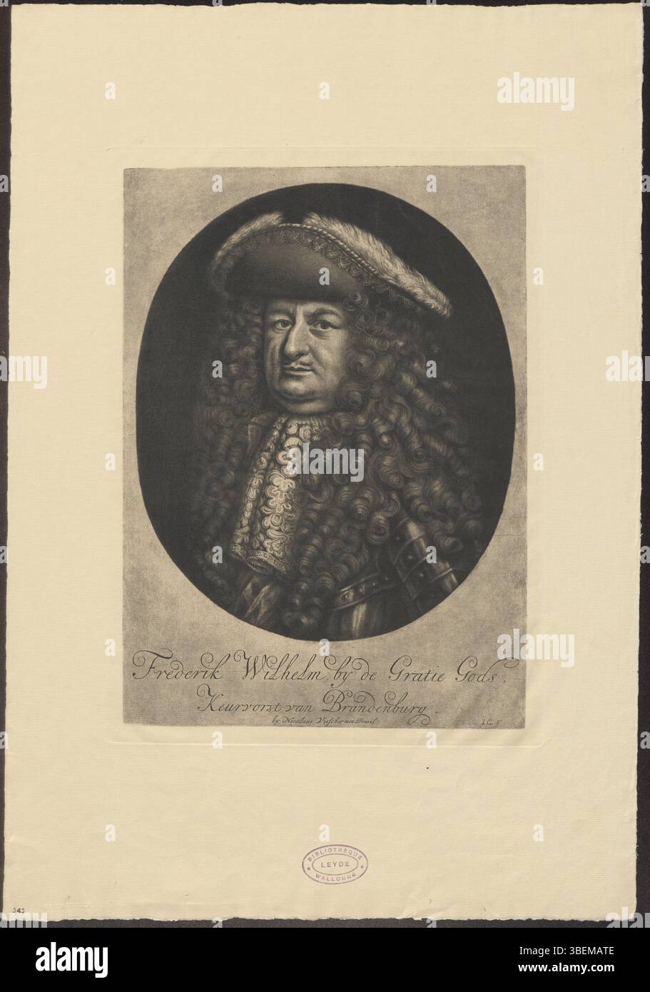 This portrait of Frederik Wilhelm, Elector of Brandenburg, was created ...