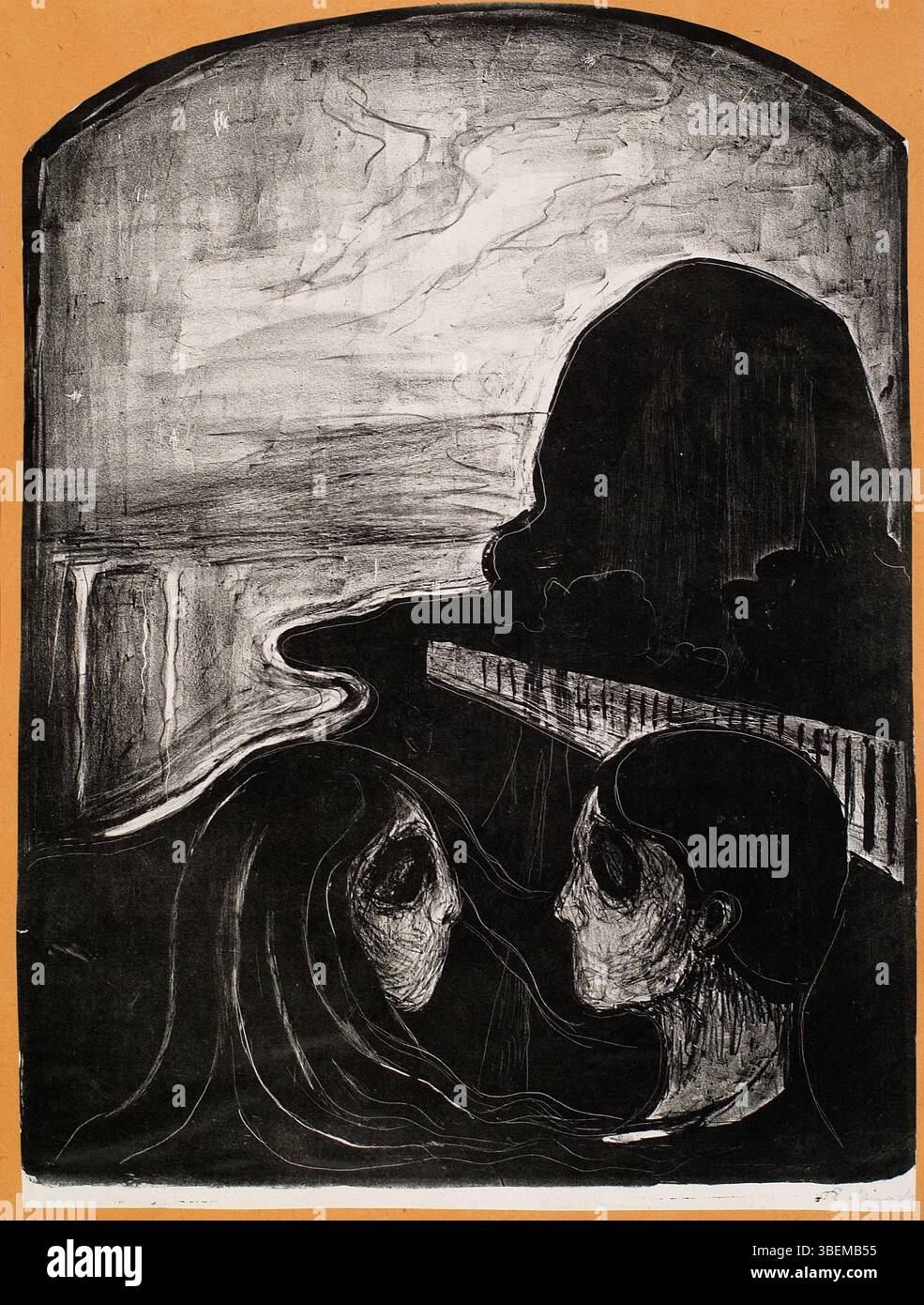 'Attraction I' by Edvard Munch, painted in 1896. This work explores ...