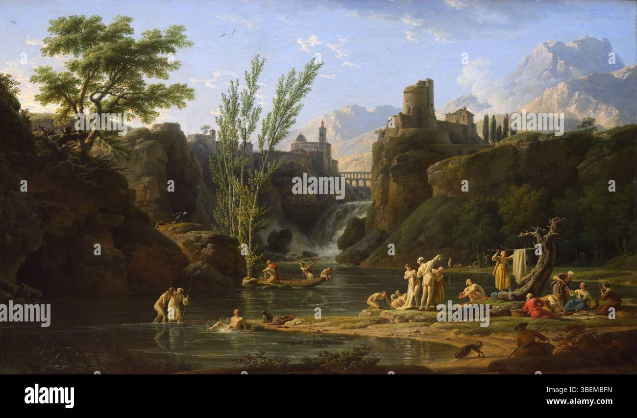 Claude joseph vernet les baigneuses hi-res stock photography and images ...