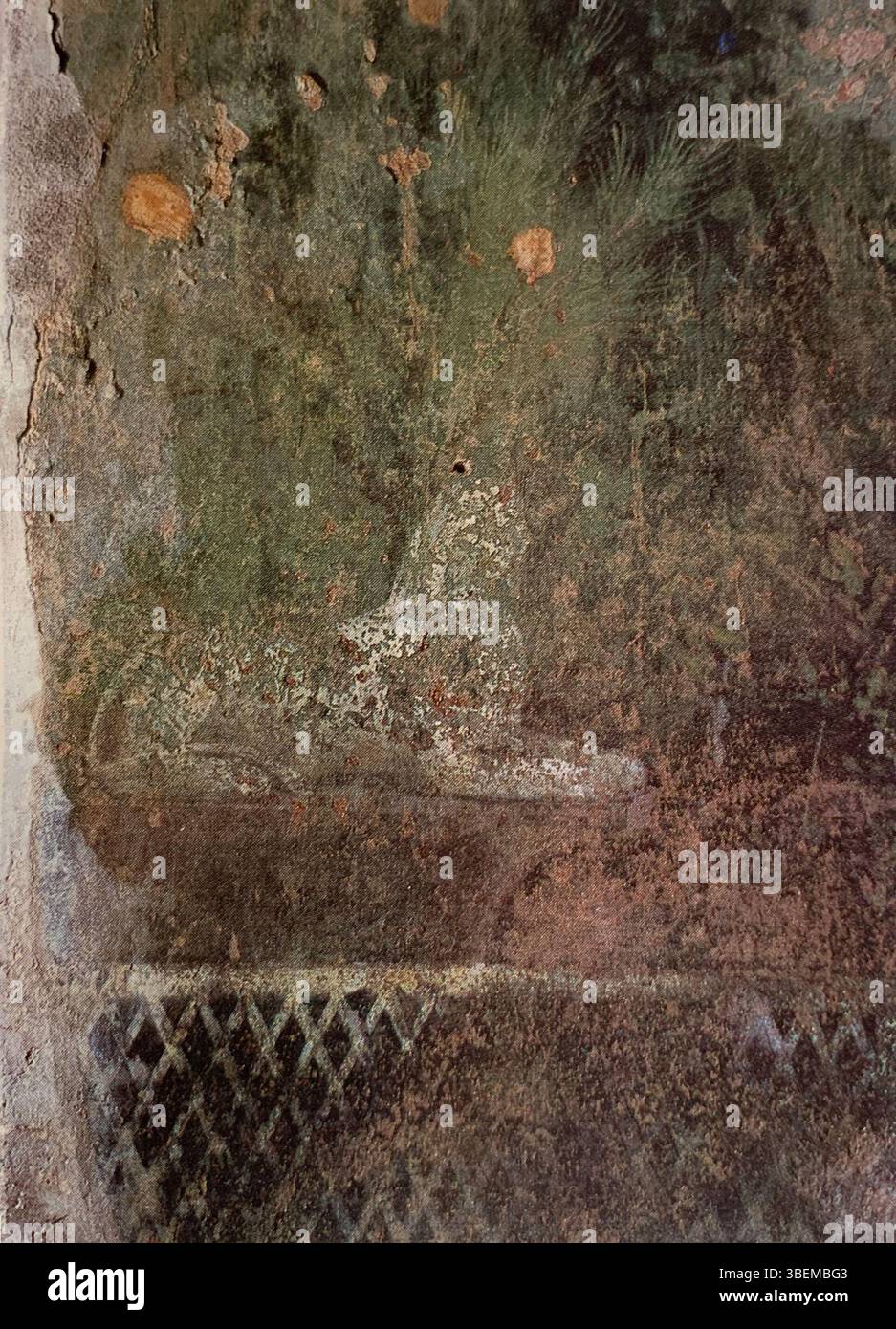 This photograph shows the first apse painting from Room 22 in the House ...