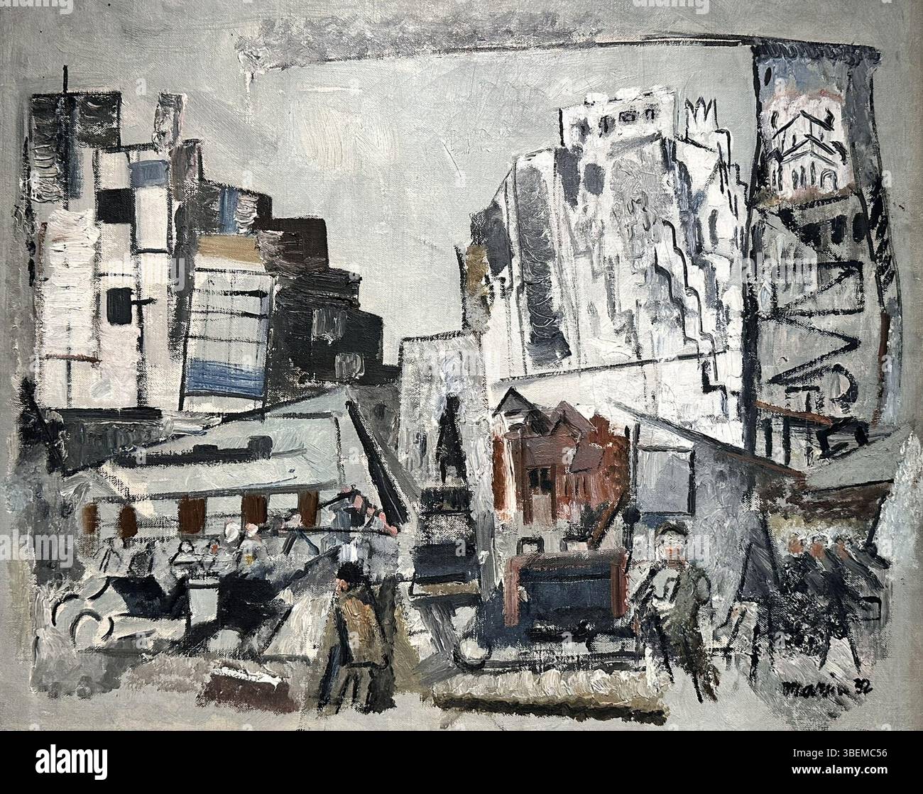 John Marin's *Bryant Square* (1932) captures the dynamic urban ...