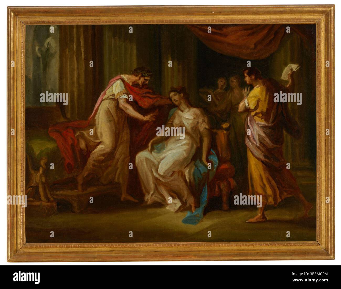 Antonio Pietro Francesco Zucchi's 1865 painting 'Virgil Reading the ...