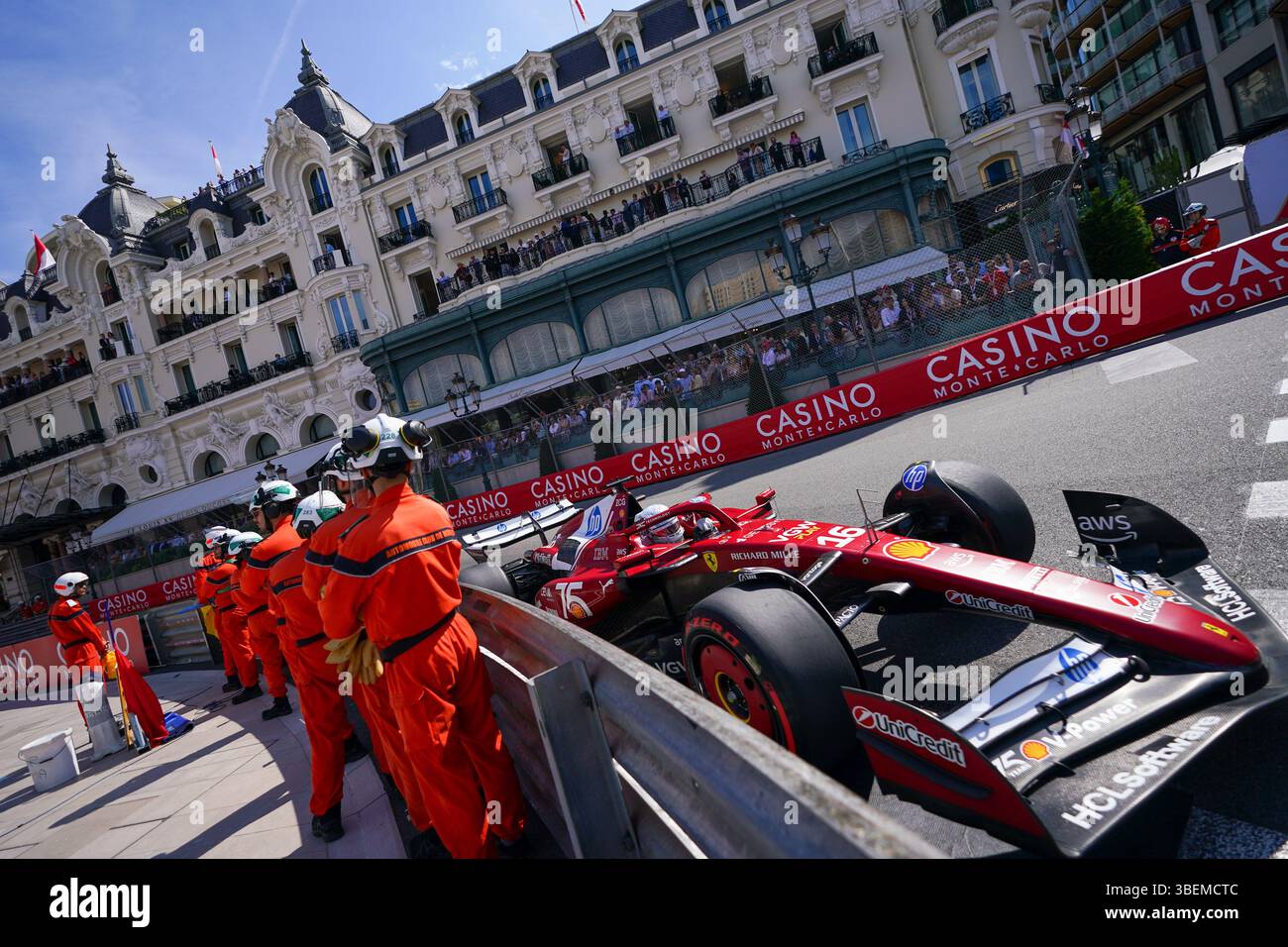 Montecarlo, Monaco. 29/18/2025. Charles Leclerc of Monaco driving the ...