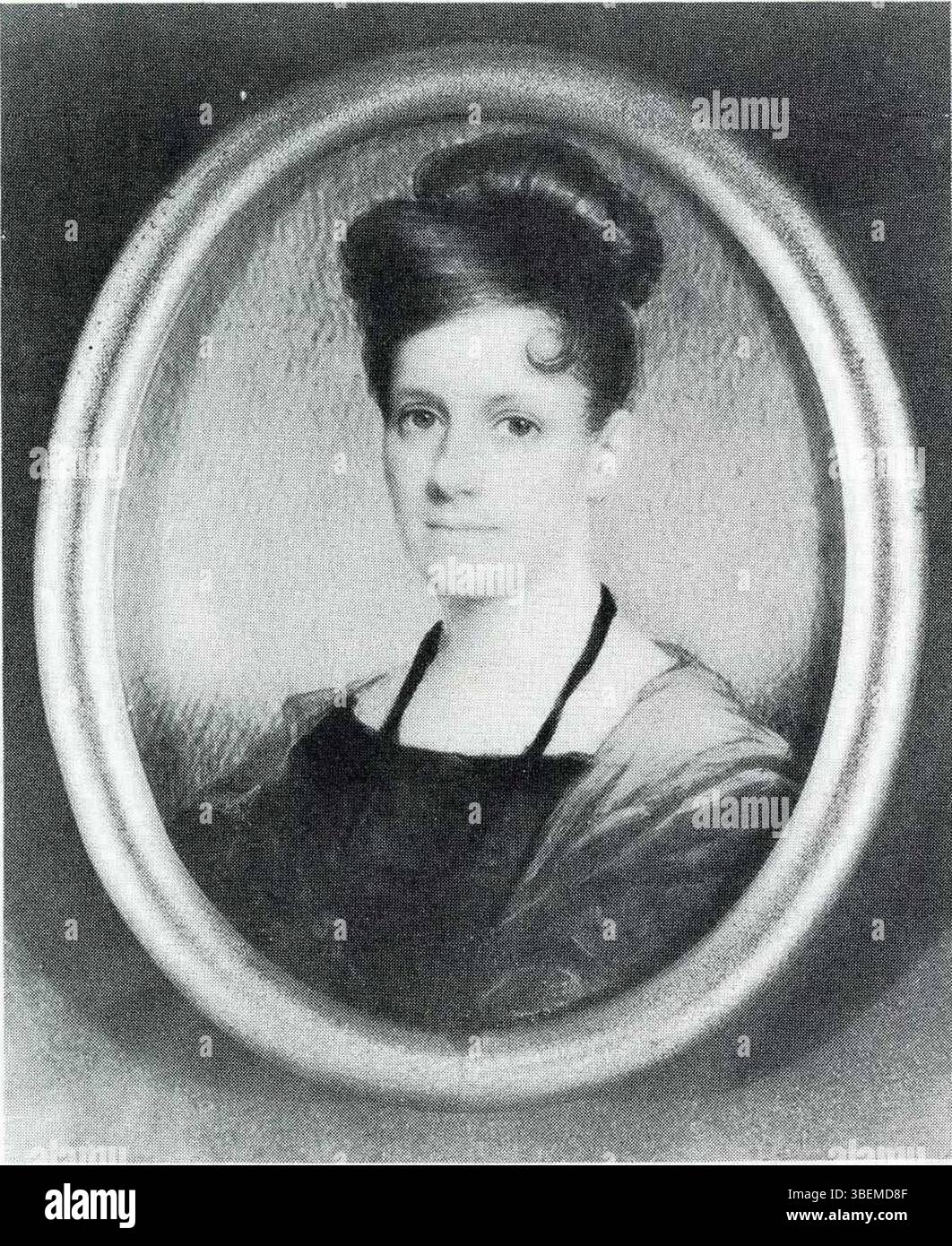 Portrait of Pamelia Hill by Albert Gallatin Hoit, circa 1838. Hoit ...
