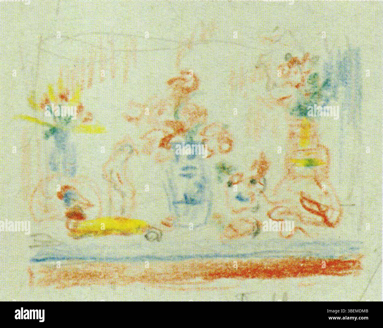 James Ensor’s 'Vases, Statuette, Mask and Seashell' (1935) is a still ...