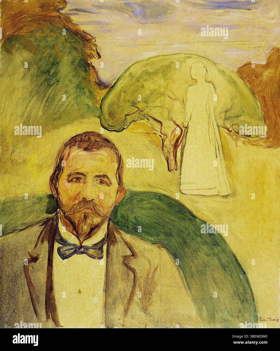 'Wilhelm Le Fèvre Grimsgaard' (1901) is a portrait painting by Edvard ...