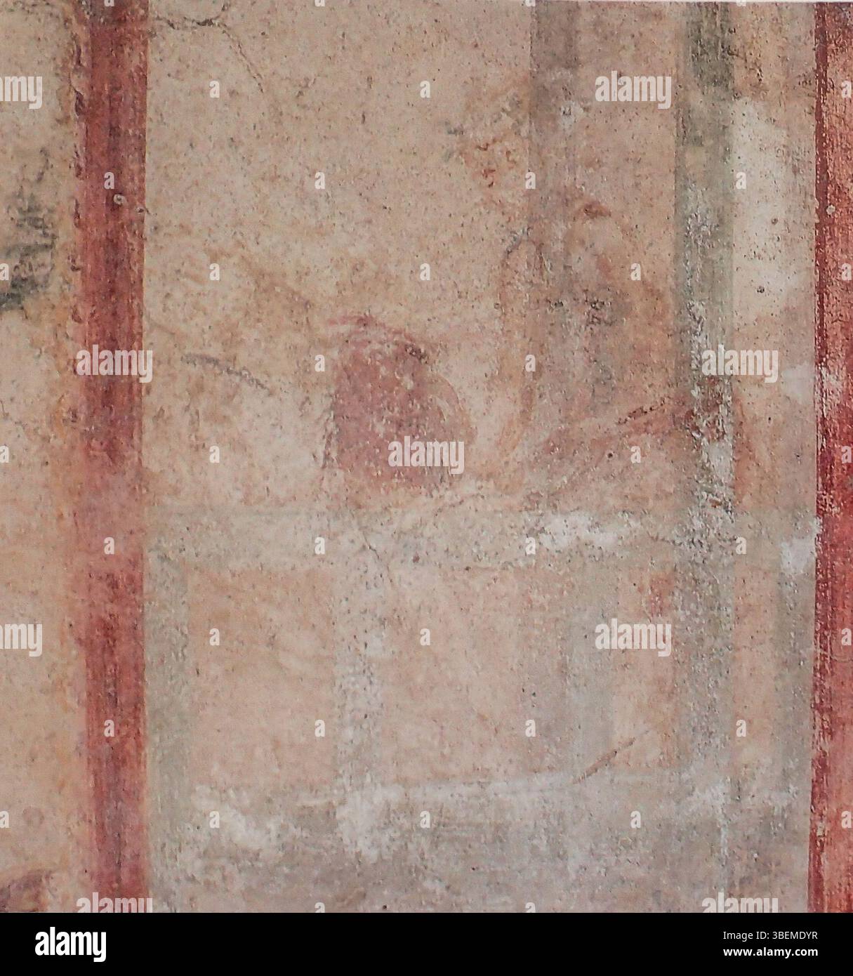 This section of the west wall upper zone of Ala 7 in the House of the ...