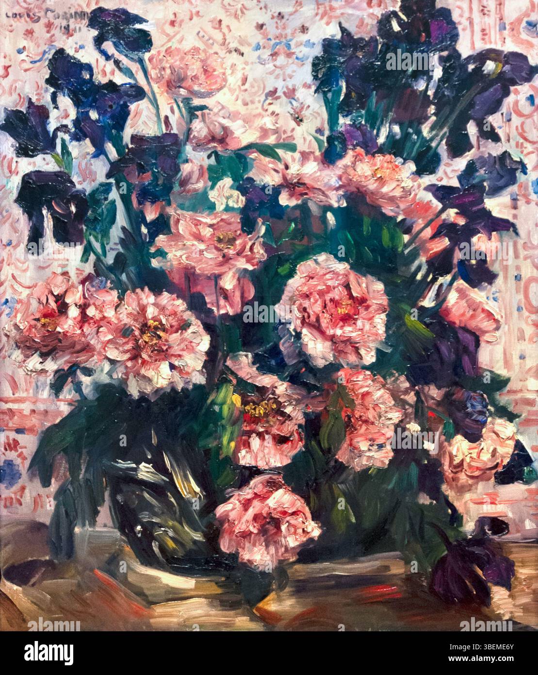 Lovis Corinth’s 'Flowers' (1911) is a vibrant still life painting that ...