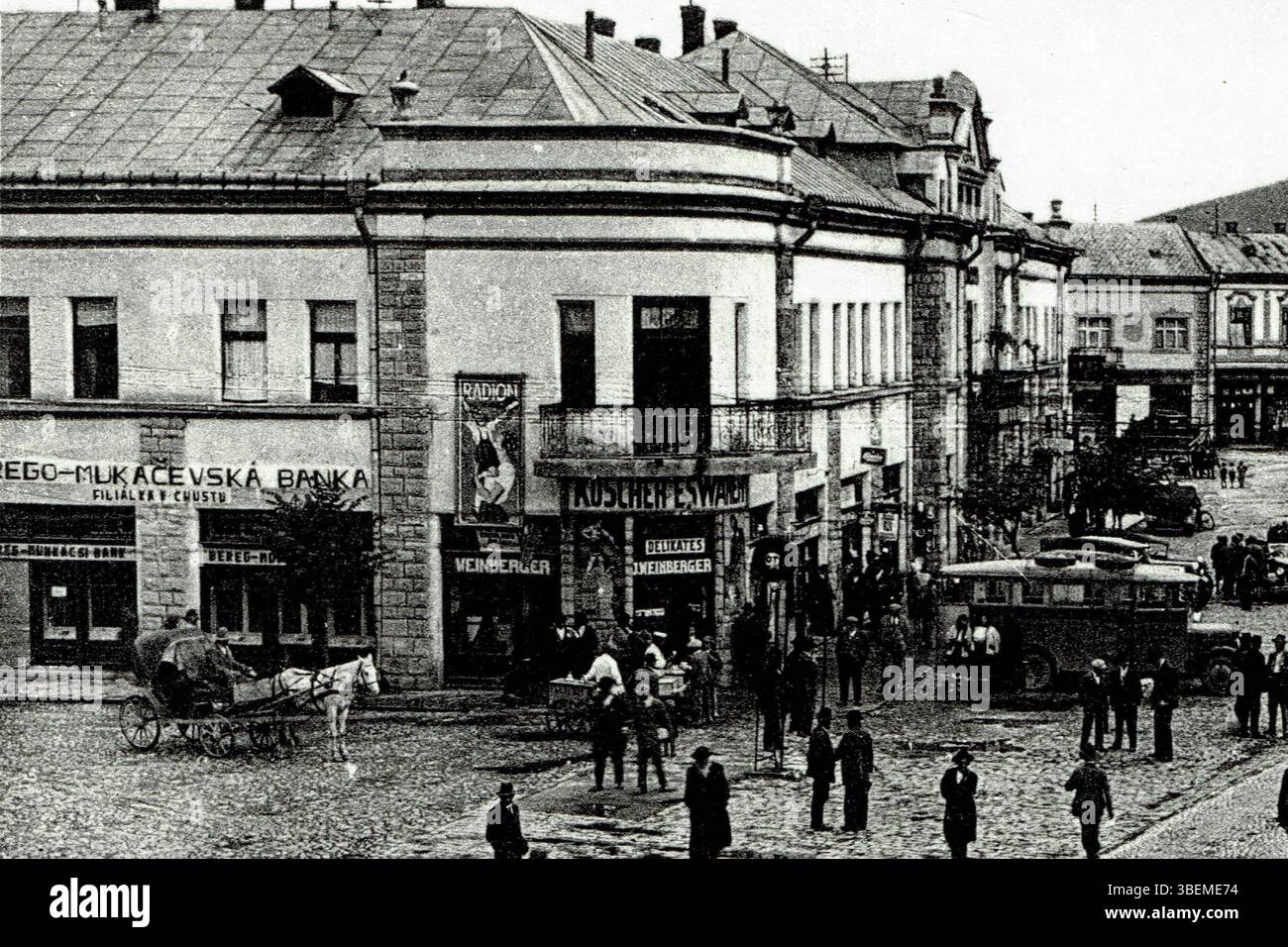 Photograph from the 1920s-1930s showing a kosher restaurant located in ...