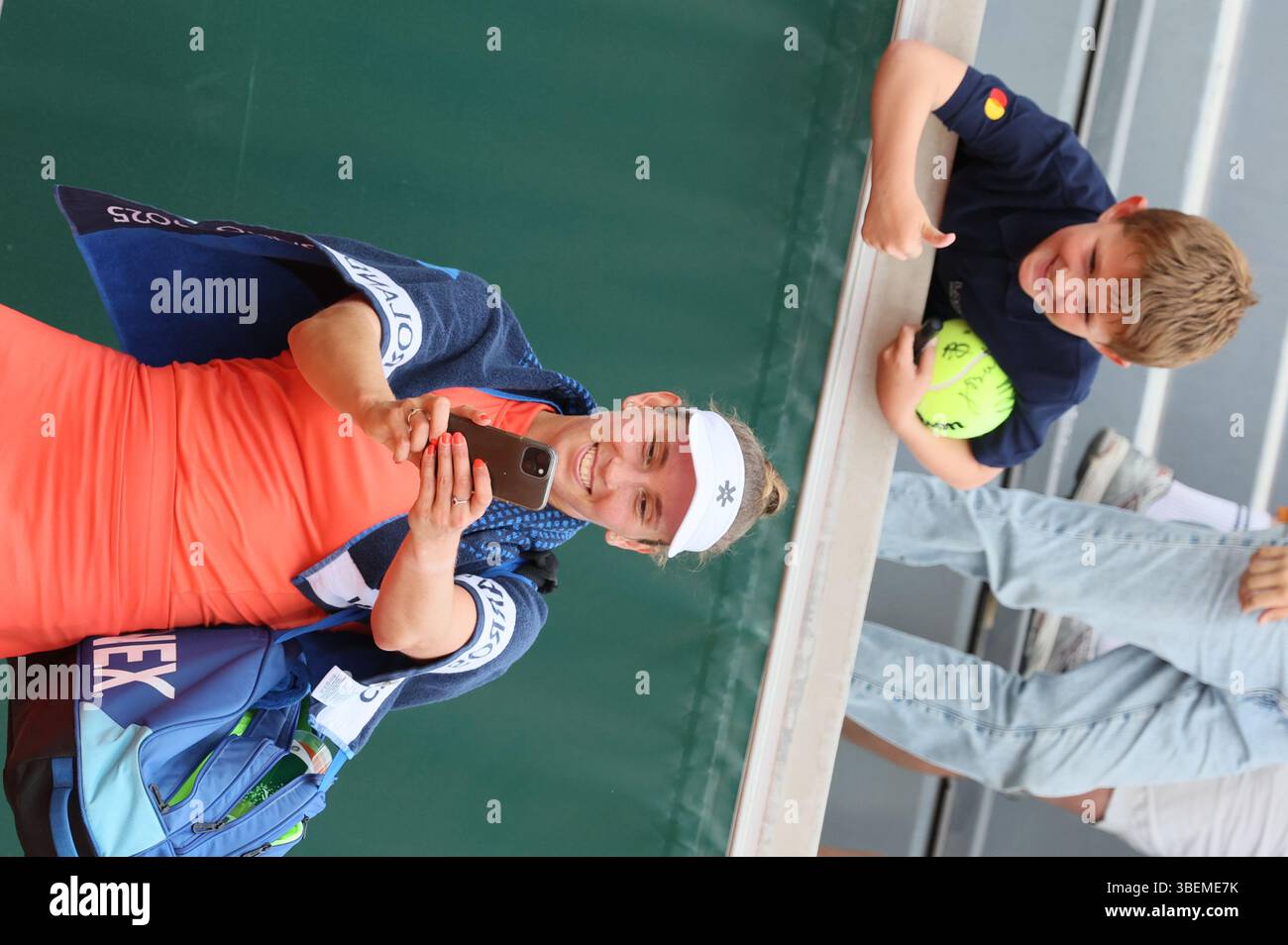 Paris, France. 29th May, 2025. Belgian Elise Mertens pictured in action ...