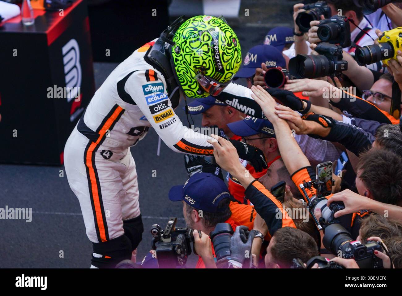 Montecarlo, Monaco. 29/27/2025. Lando Norris, Formula 1 TAG Heuer Gran ...
