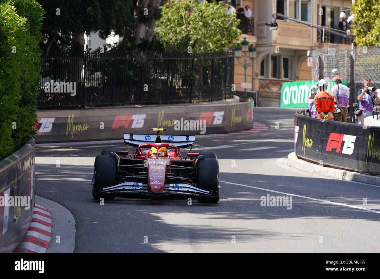 Montecarlo, Monaco. 29/27/2025. Lewis Hamilton of UK driving the (44 ...