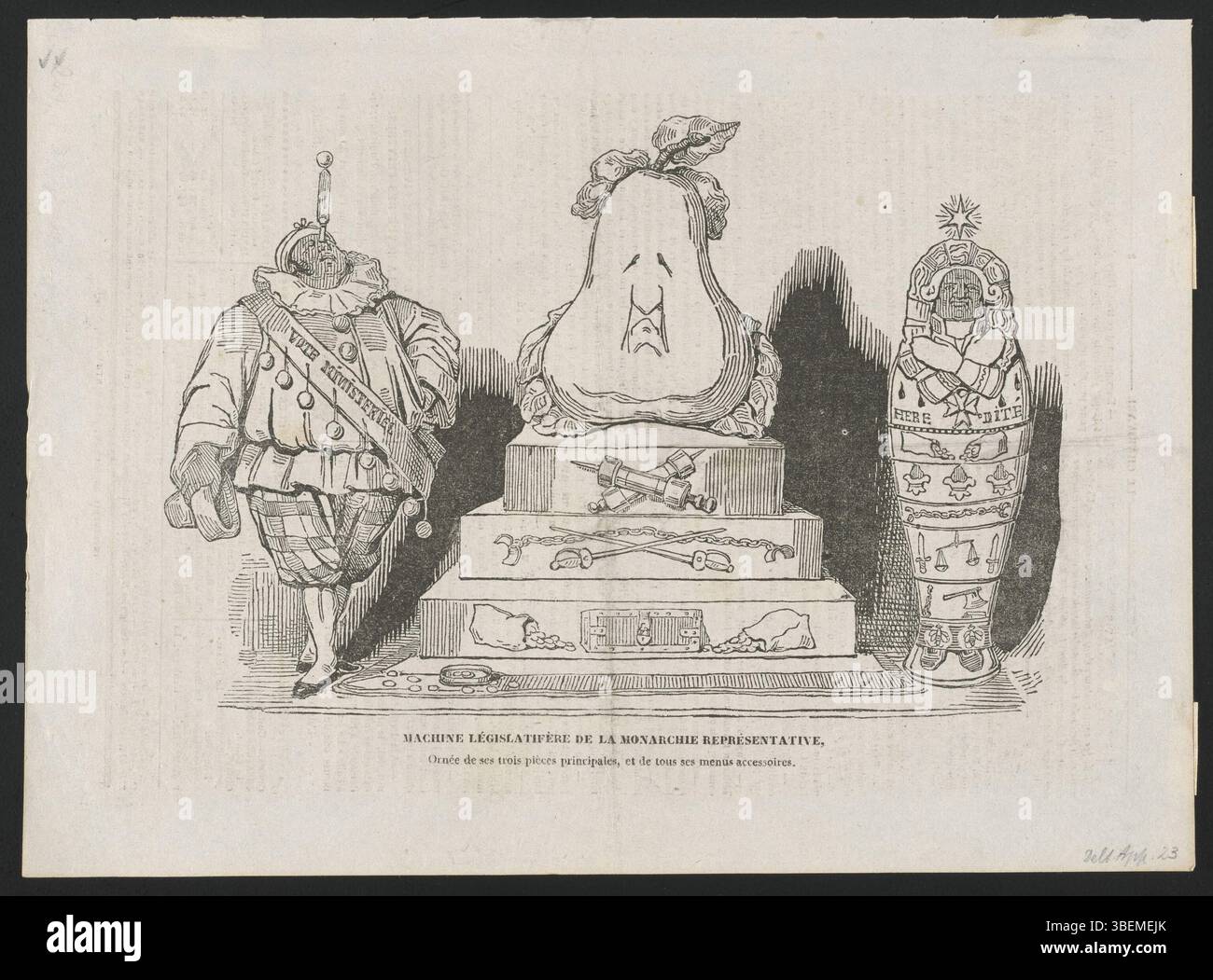 'Machine législatifère de la monarchie representative' by Honoré ...