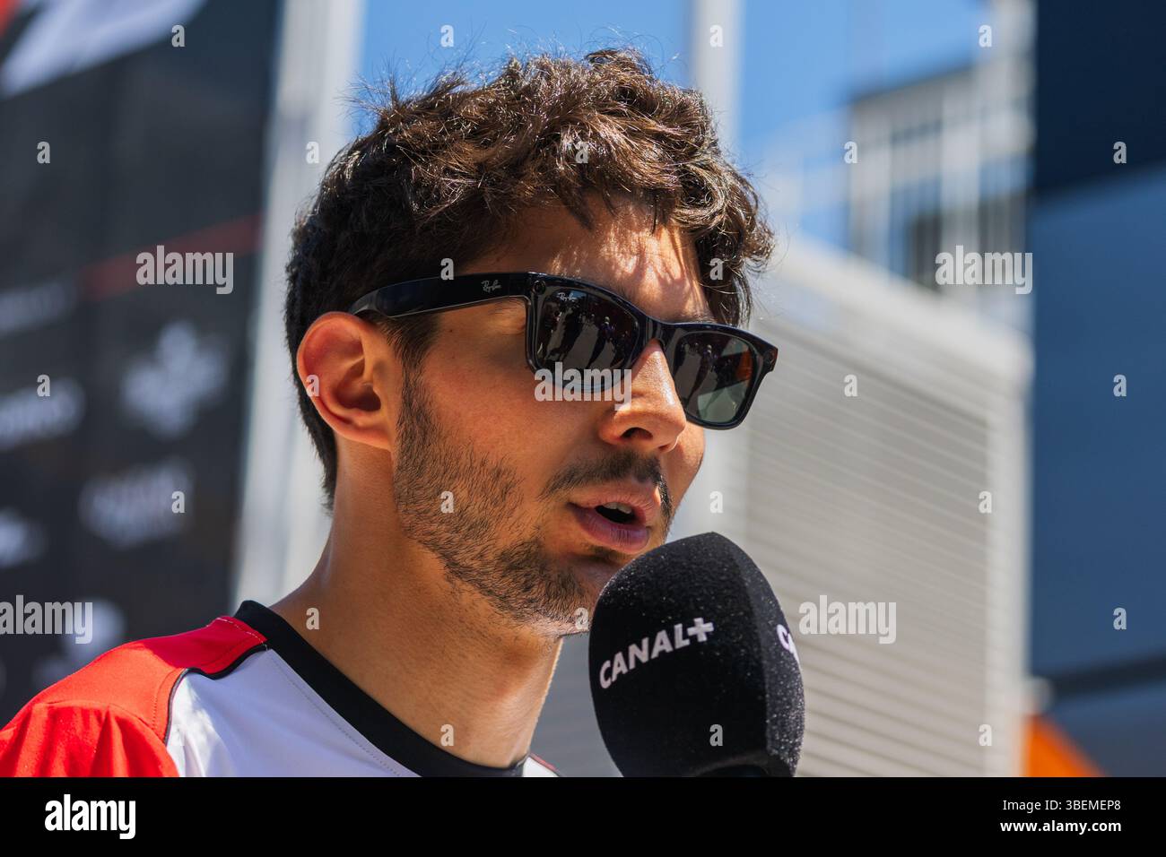 Circuit de Catalunya, Barcelona, Spain. 29.May.2025; Esteban Ocon of France and MoneyGram Haas ...