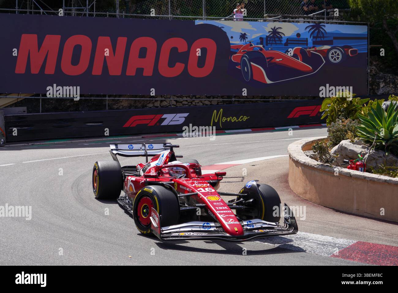 Montecarlo, Monaco. 29/27/2025. Charles Leclerc of Monaco driving the ...