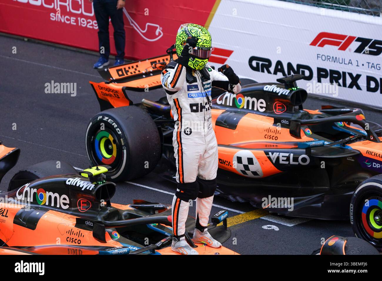 Montecarlo, Monaco. 29/27/2025. Lando Norris, Formula 1 TAG Heuer Gran ...