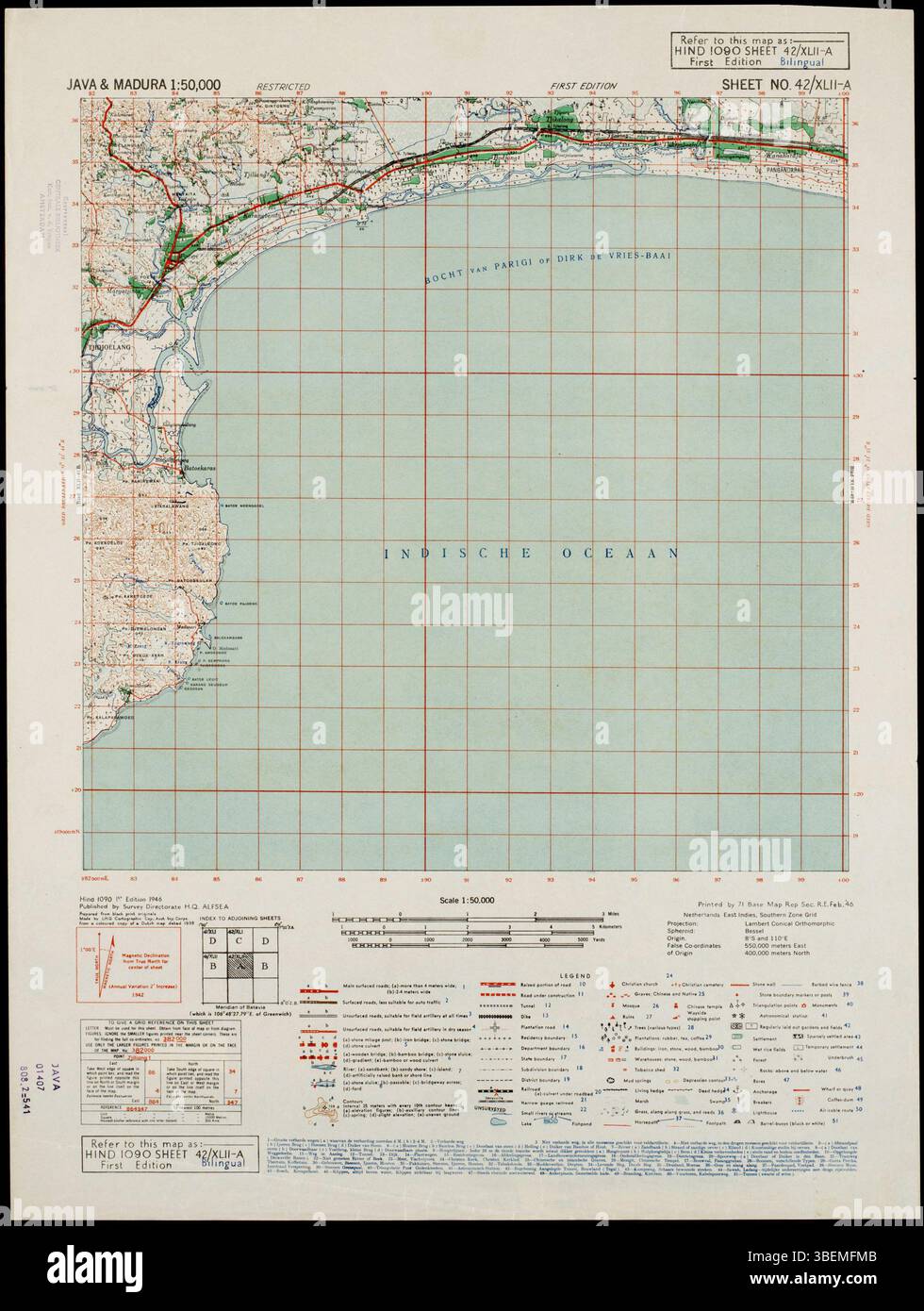 This topographic map series, *Java & Madura 1:50.000*, was created by ...