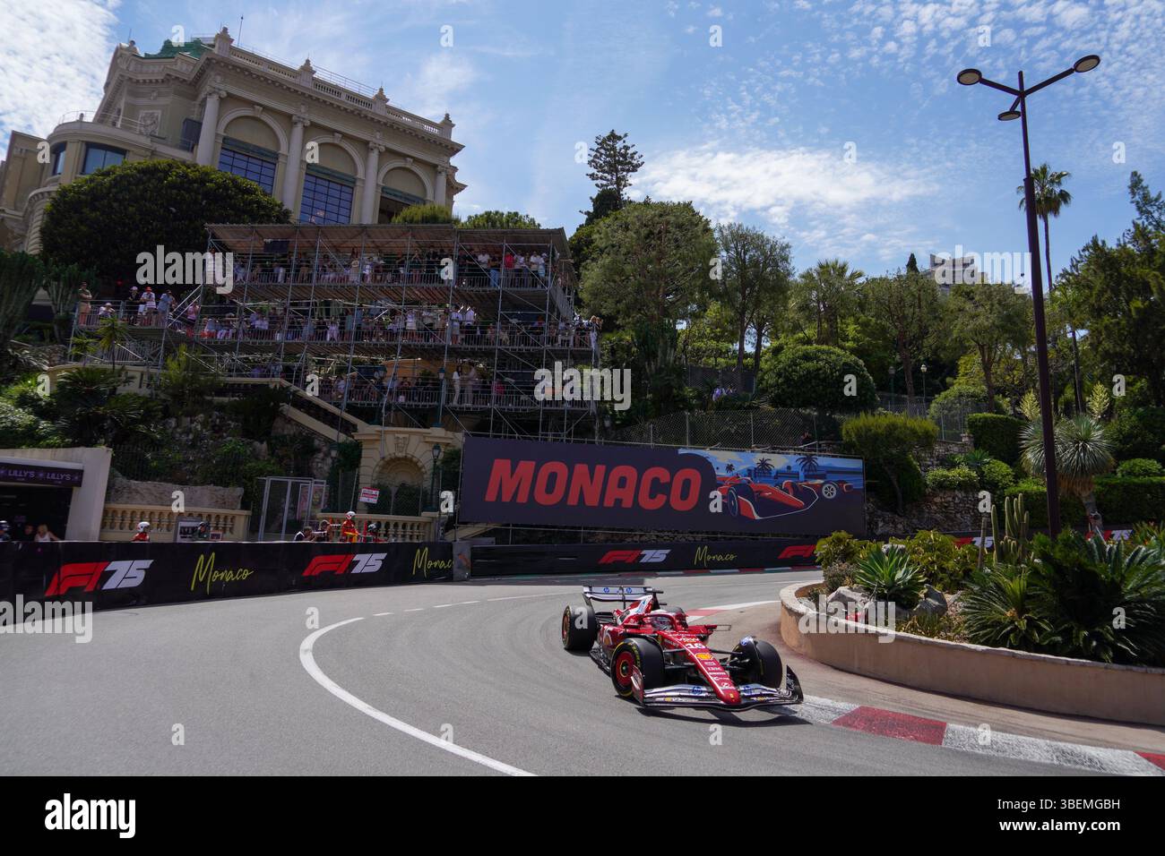 Montecarlo, Monaco. 29/27/2025. Charles Leclerc of Monaco driving the ...