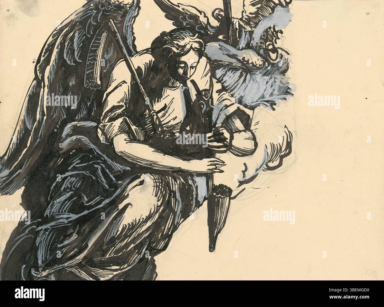 Ján Novák’s 'Angel Playing Bagpipes II,' created between 1940 and 1944 ...