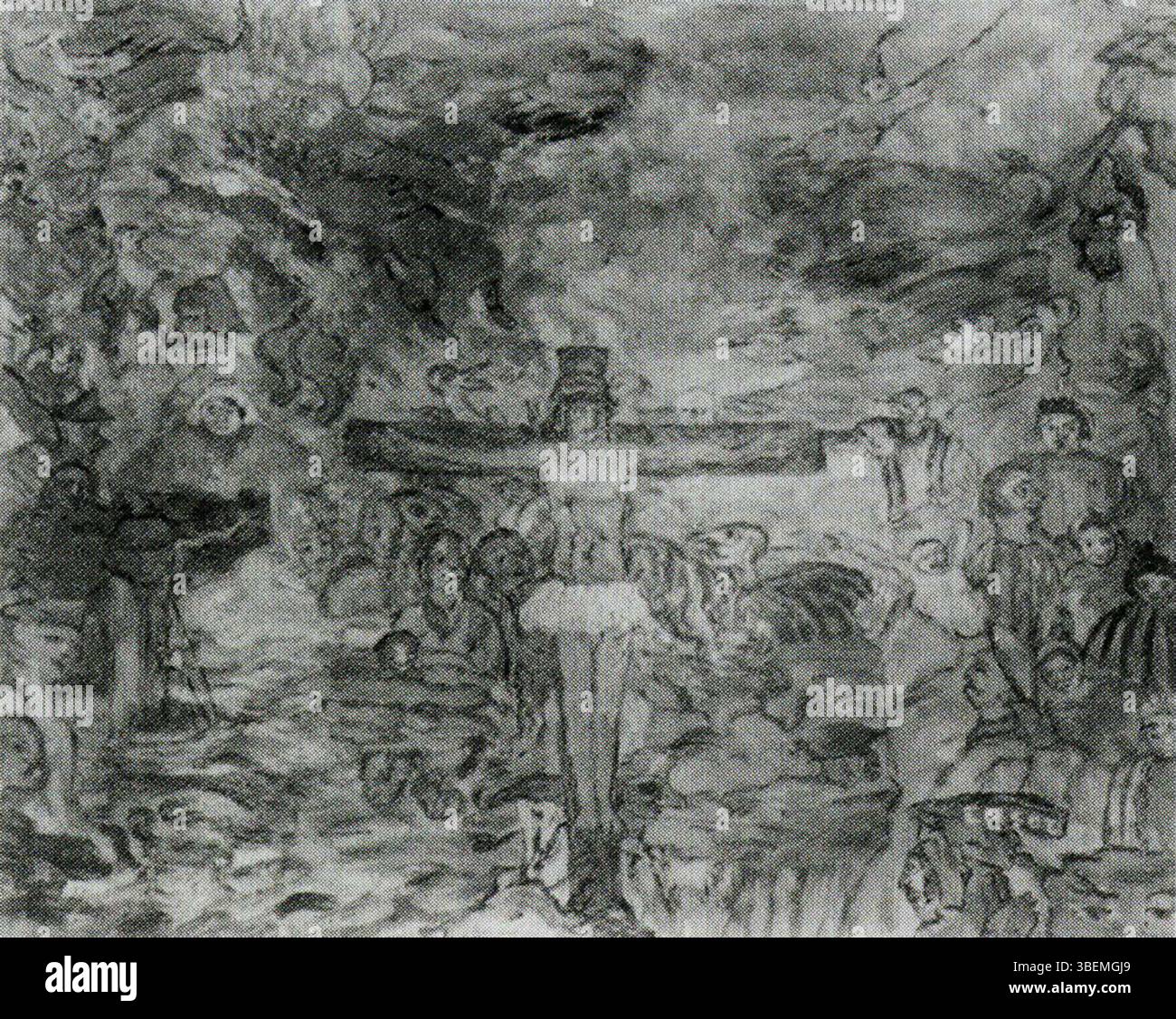 'Christ in Agony' (1939) by James Ensor portrays the intense emotional ...