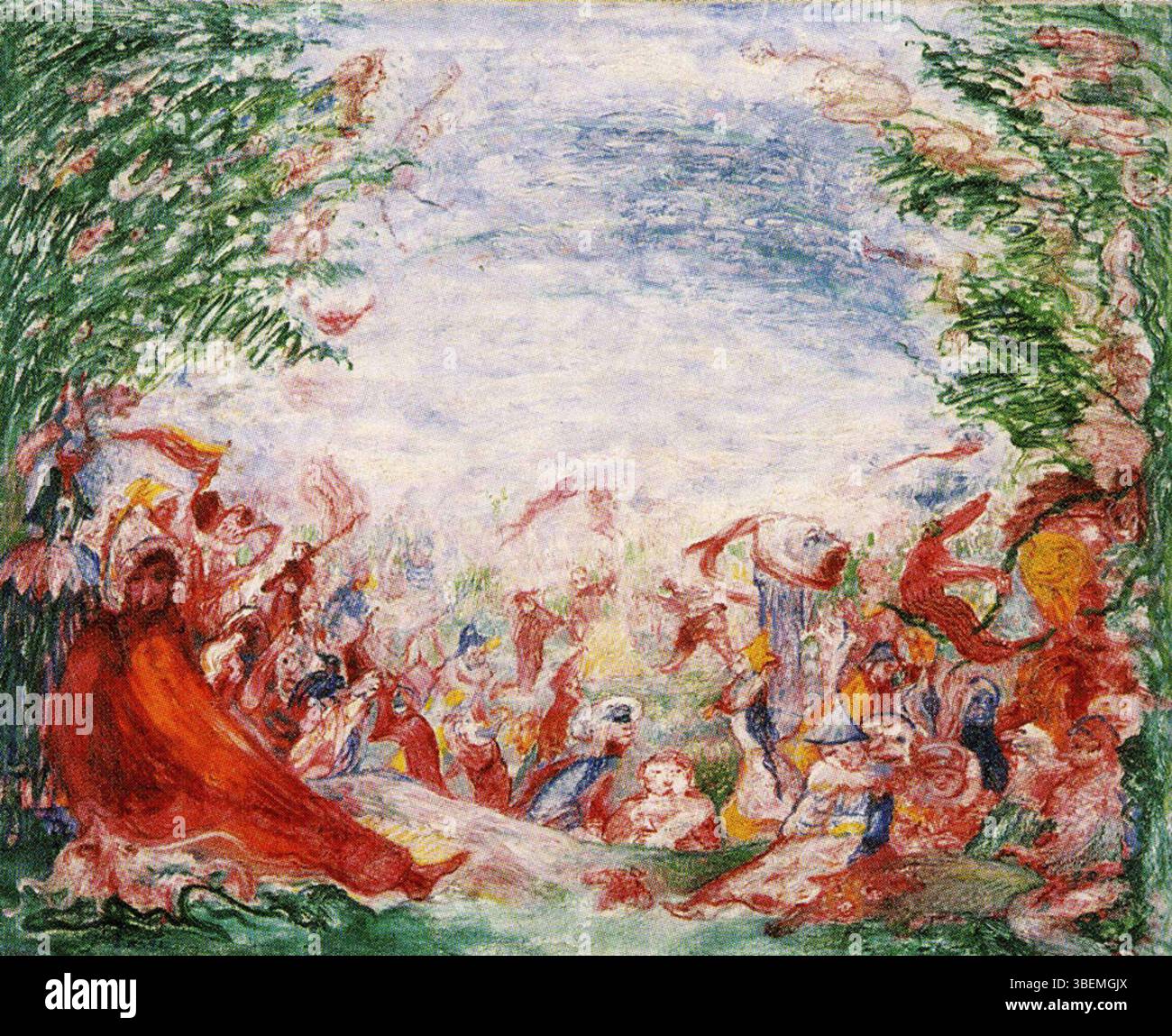 In The Teasing of Saint Anthony, James Ensor presents the saint ...