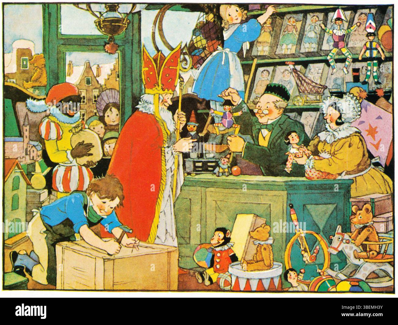 A notable illustration by Freddie Langeler (1899–1948), produced before ...