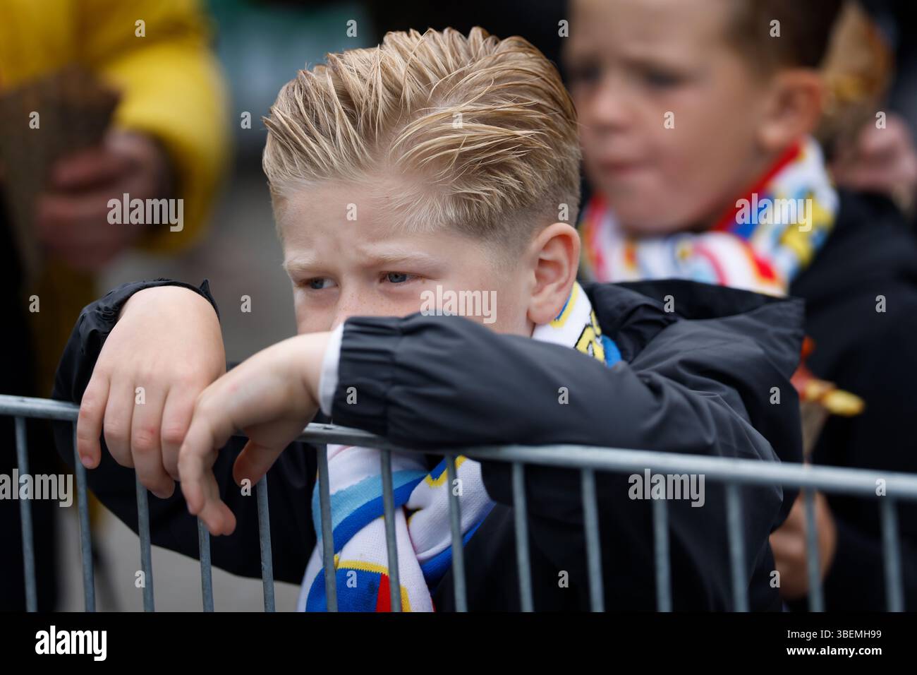 VELSEN - Telstar supporters before the start of the Dutch final of the ...