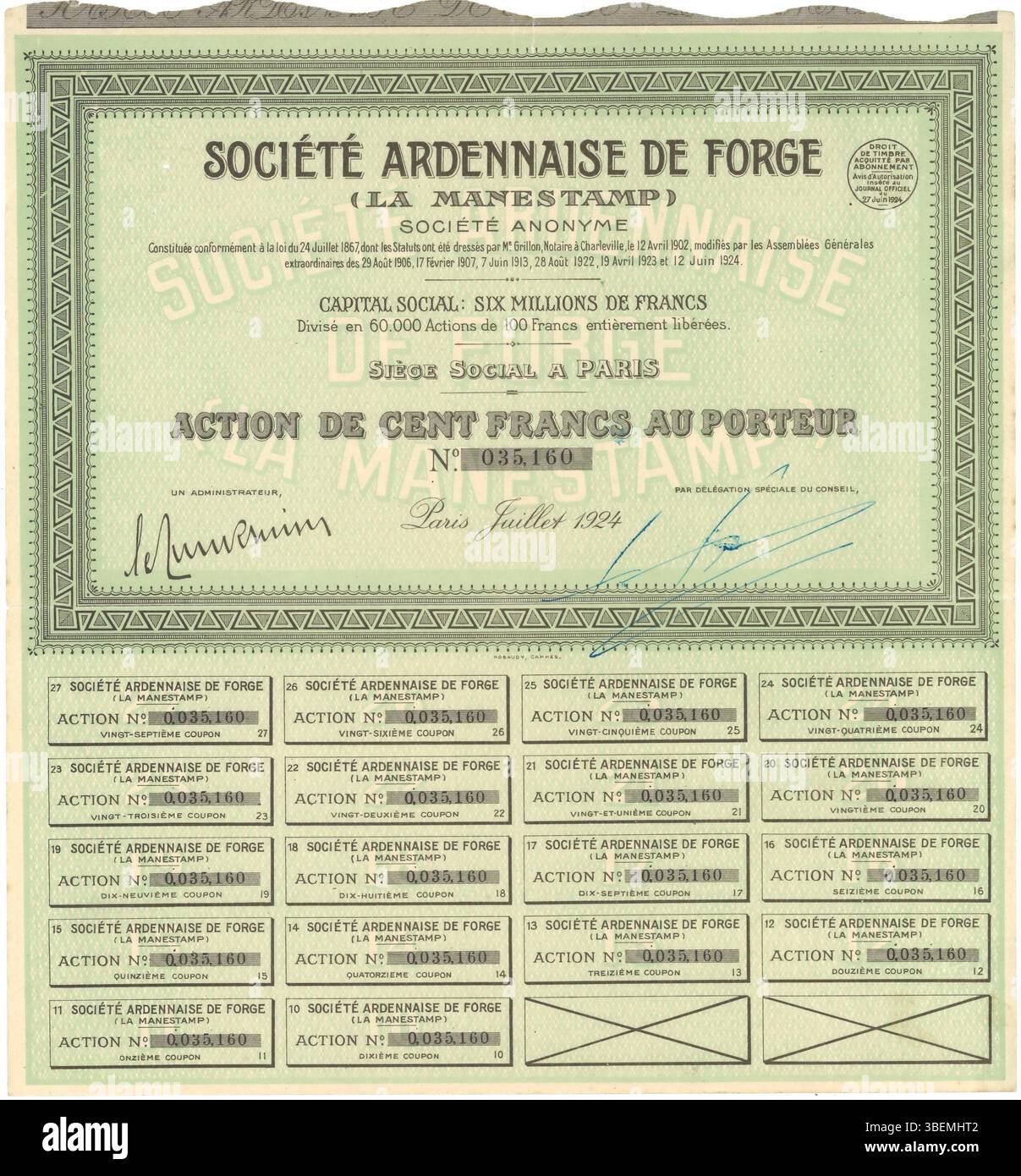 Le manestamp hi-res stock photography and images - Alamy