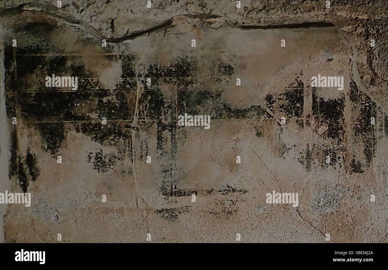 The upper zone of the east wall in Room E of the House of the Bear ...