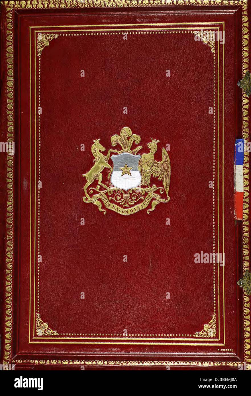 This image depicts the cover of a 1925 manuscript of Chile’s ...