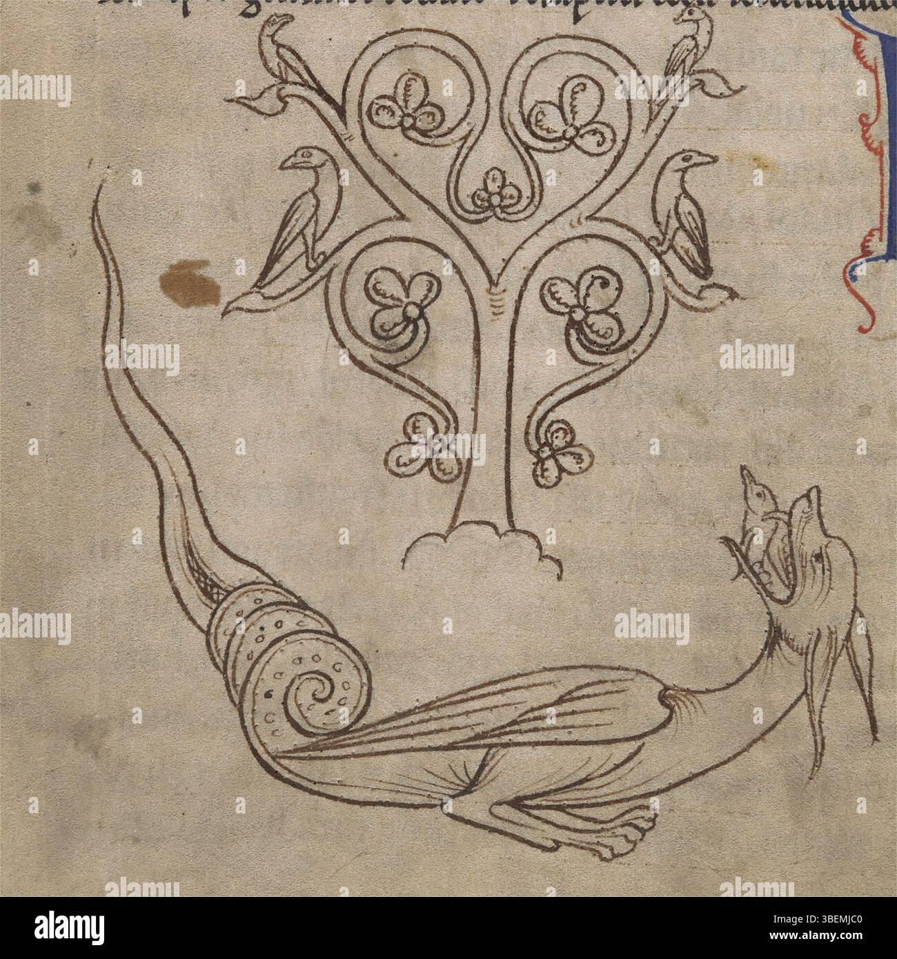From the British Library’s bestiary manuscript (ca. 1170-1180), this ...