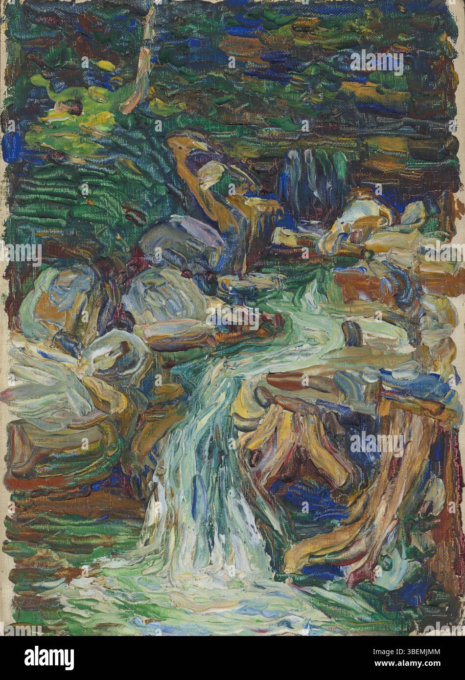 This artwork by Wassily Kandinsky, a pioneer of abstract art, is part ...