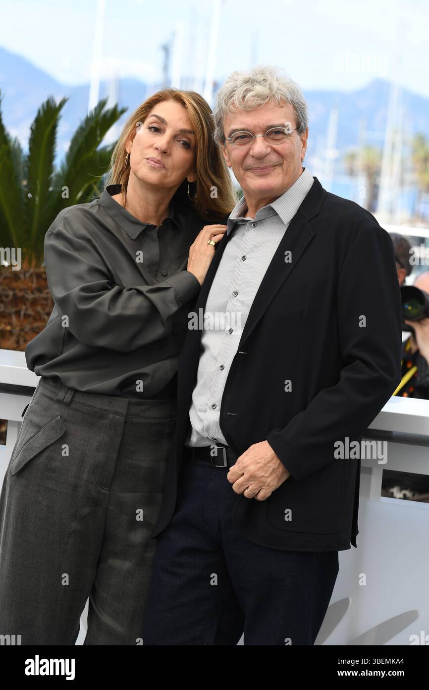 CANNES, FRANCE - MAY 21: Ippolita Di Majo,Mario Martone, ,during the ...