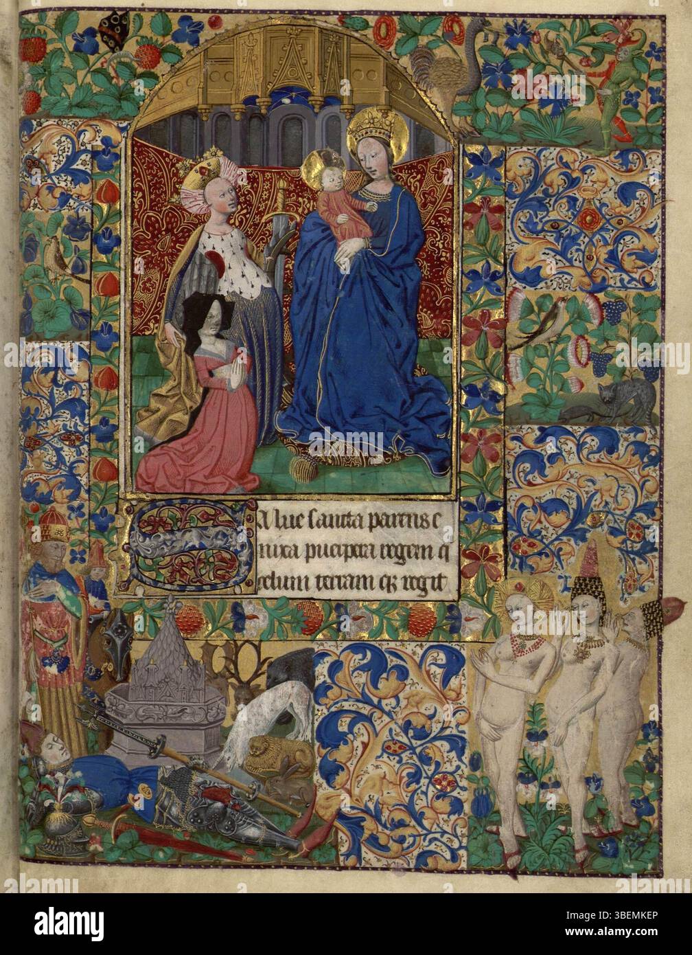 The 'Salve sancta Parens' from the Rouen Book of Hours (circa 1450–1485 ...