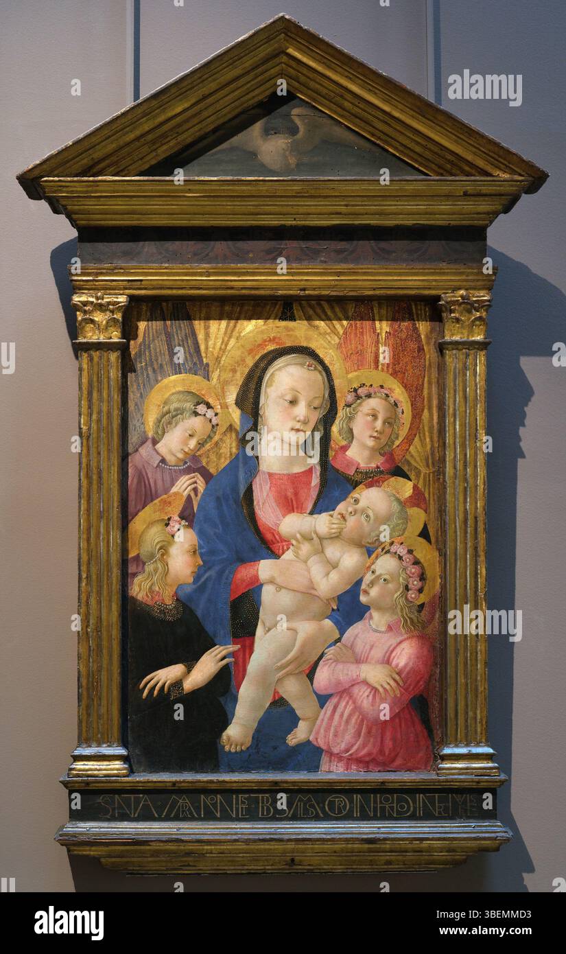 Painting by the Master of the Nativity of Castello from the 1450s ...