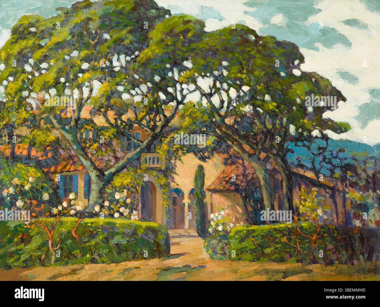 The F.A. Wickett Home, ca. 1934 Stock Photo - Alamy