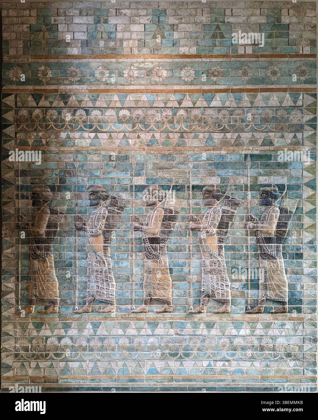 The Frieze of Archers, dating from circa 510 BC, is a notable piece of ...