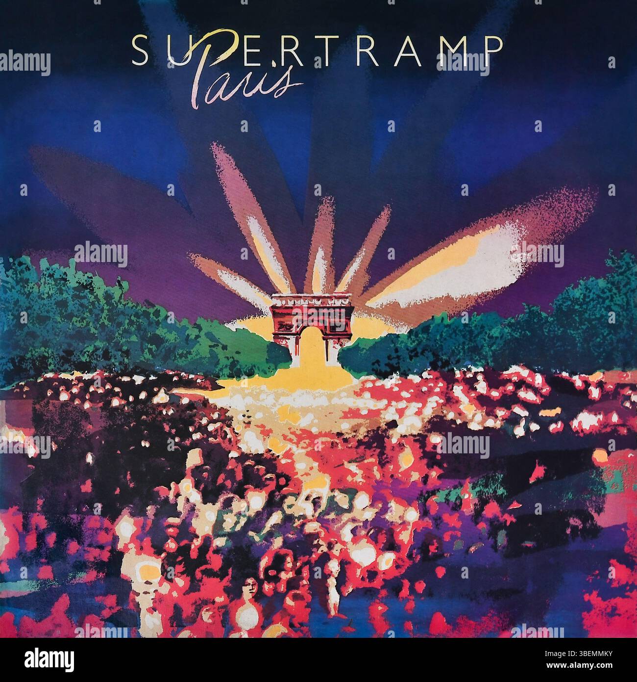 Photographic reproduction of Supertramp's "Paris" live album cover ...
