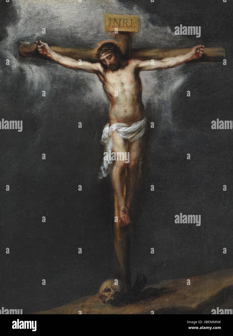 Bartolomé Esteban Murillo's 1670 oil painting 'Cristo en la cruz ...