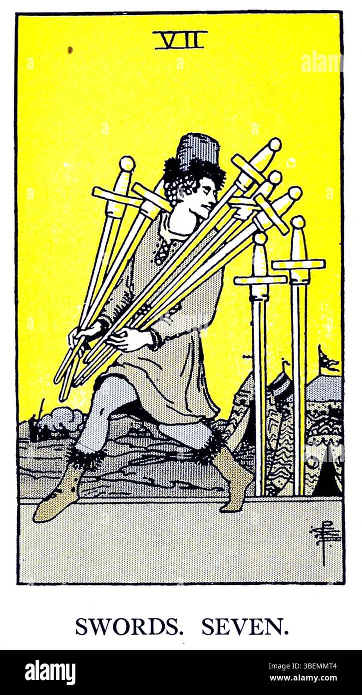 The illustrated key to the tarot : the veil of divination by De ...