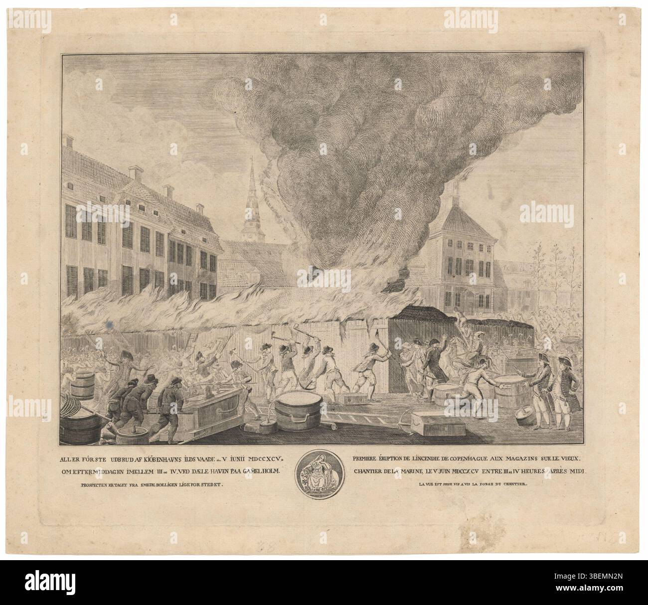 The first outbreak of the Copenhagen fire on June 5th, 1795, is an ...