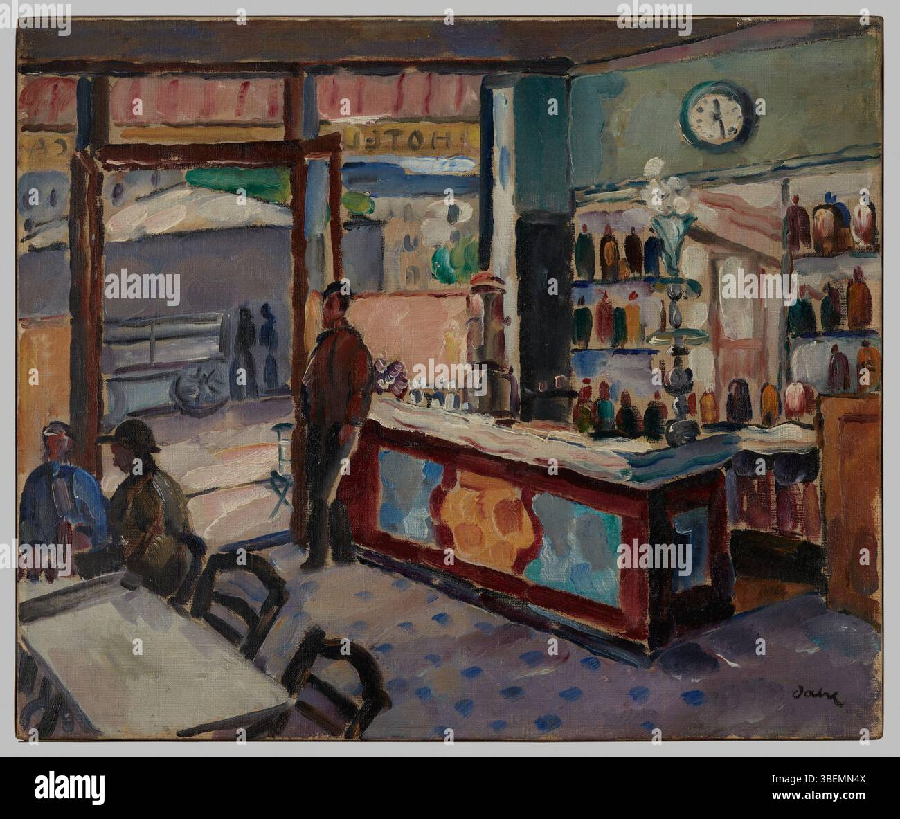 Eugène Dabit’s 1925 painting 'Le bistrot de l'Hôtel du Nord' depicts a ...