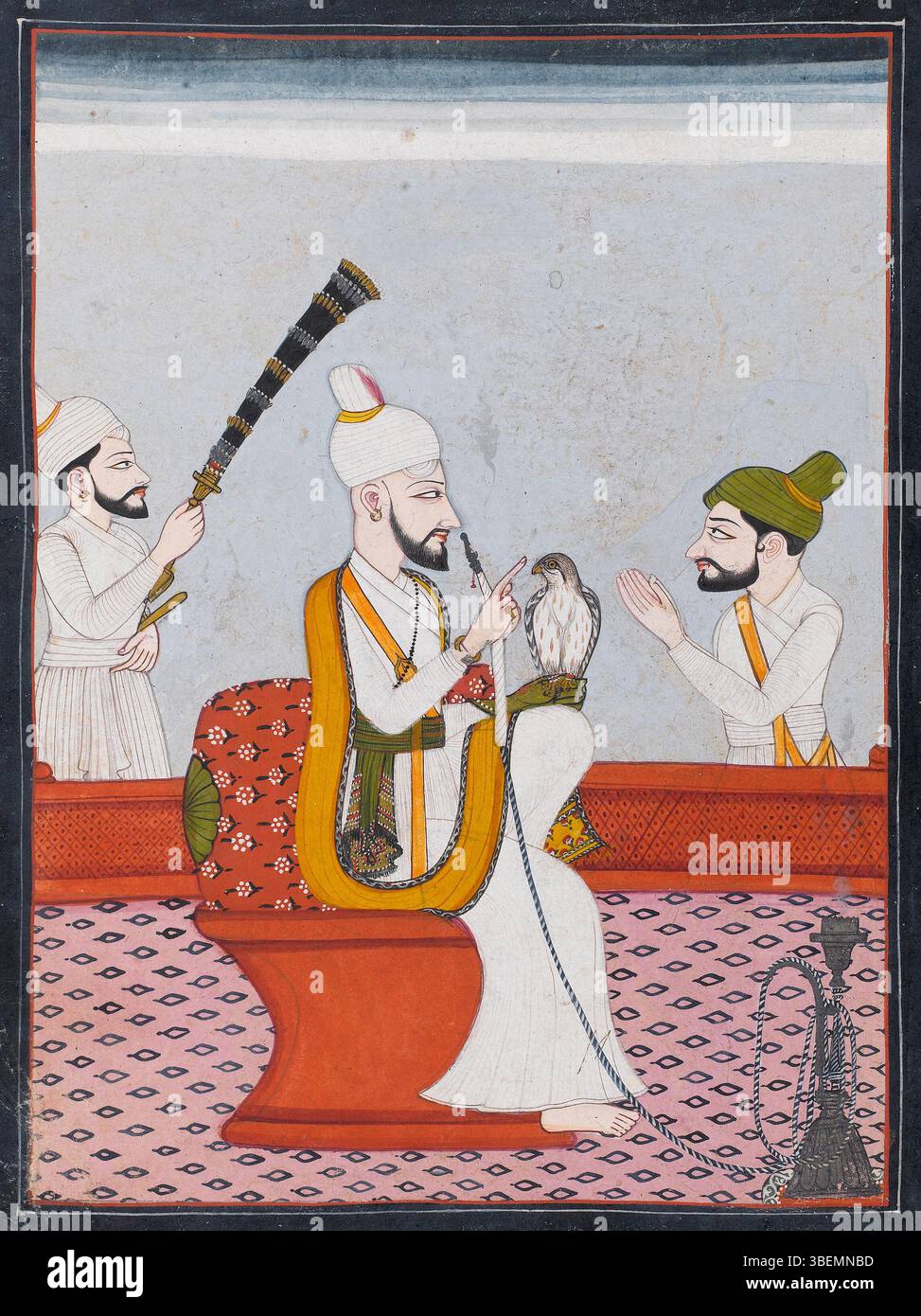 This painting of Raja Surma Sen of Mandi State, dating from 1780-90 ...
