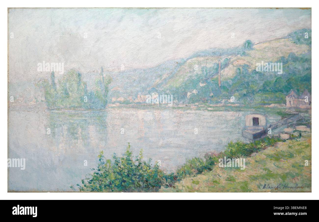 Blanche Hoschedé Monet’s 'Bords de Seine' (Banks of the Seine) captures ...